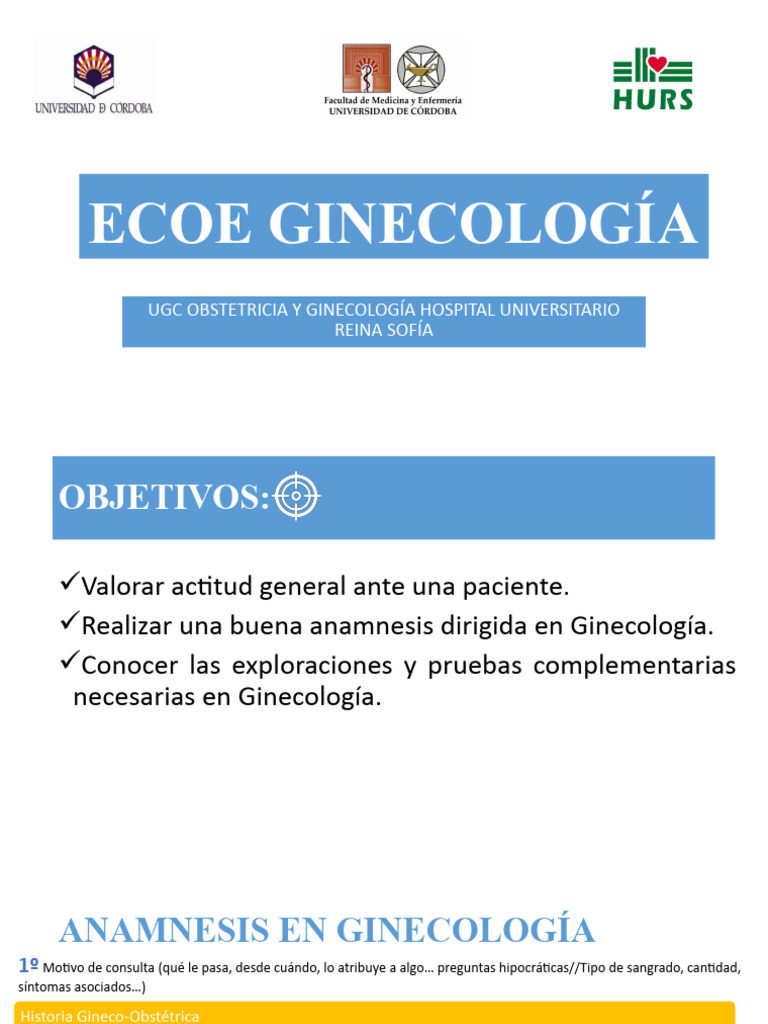 Ecoe Ginecología | PDF | Especialidades Medicas | Medicina CLINICA