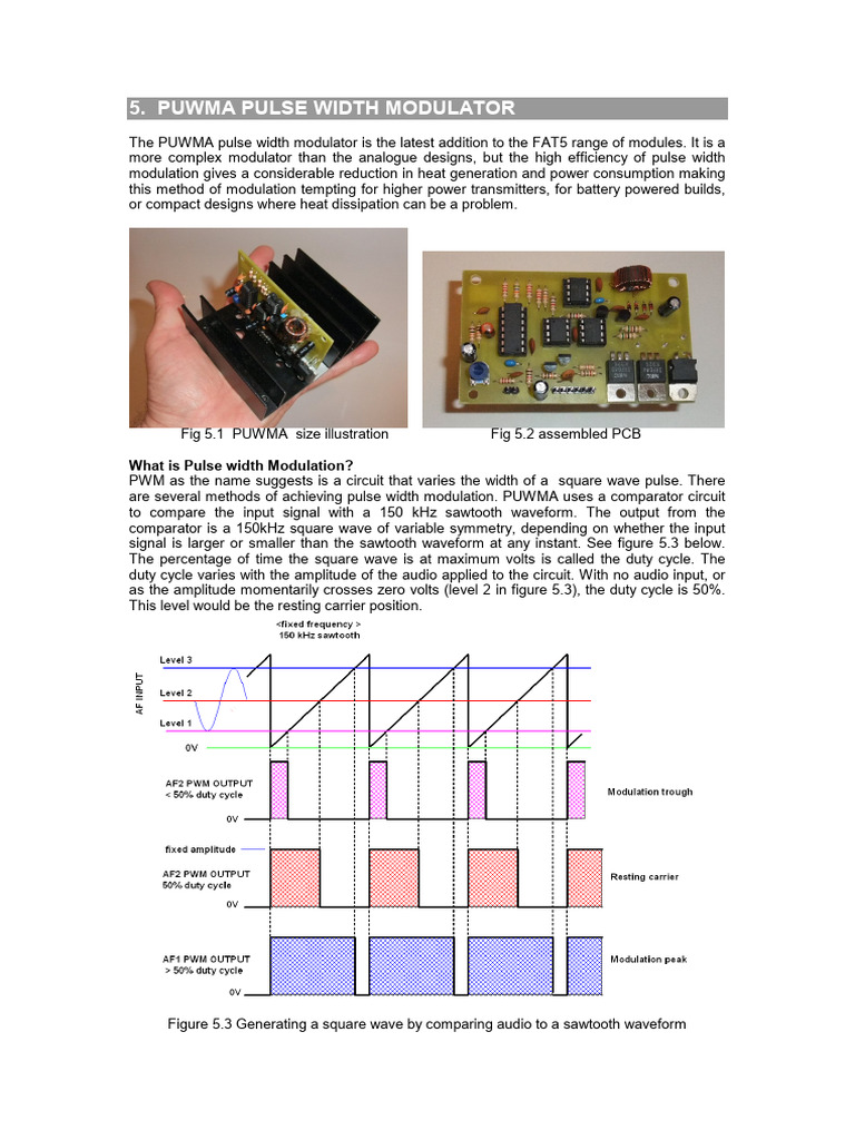 Puwma Pulse Width Modulator | PDF | Modulation | Sampling (Signal Processing)