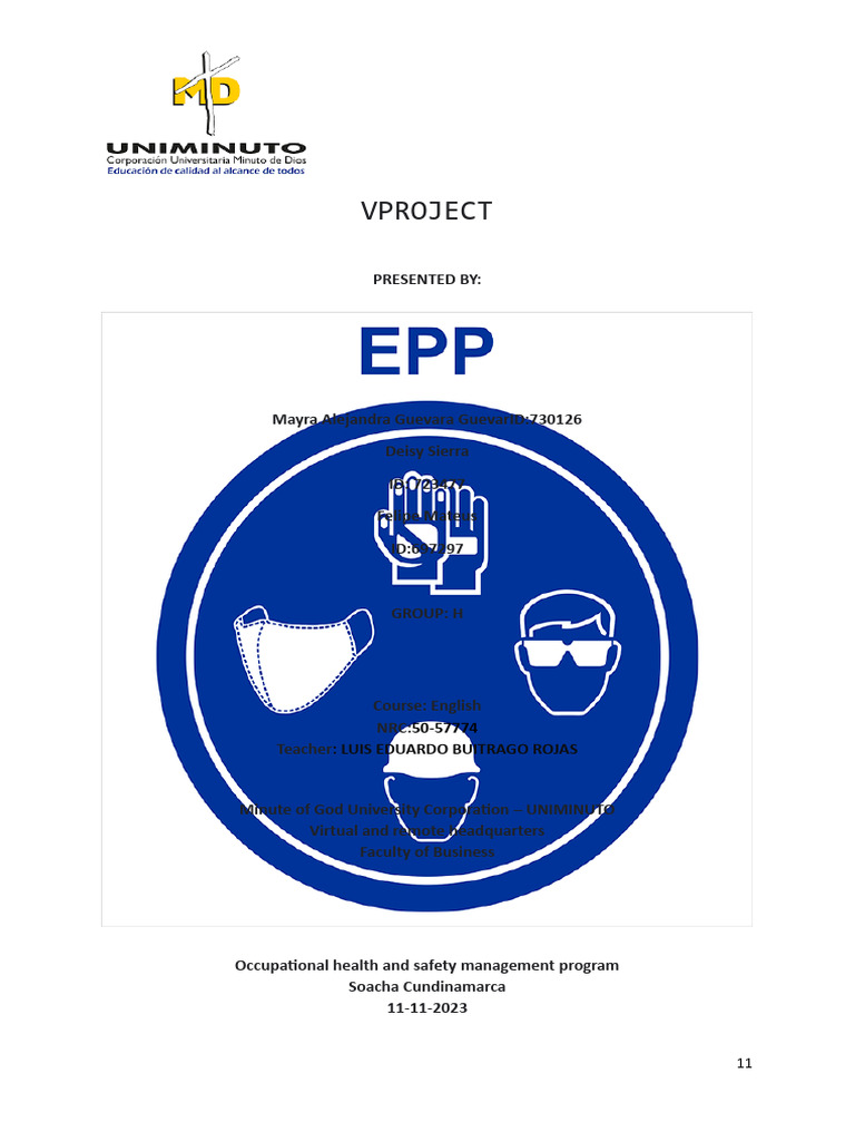 Speaking project second term | PDF | Occupational Safety And Health