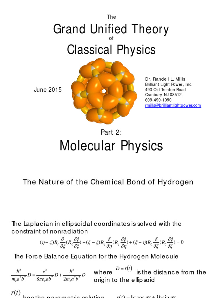 Hydrogen Bonding in Molecular Physics | PDF | Intermolecular Force | Chemical Bond