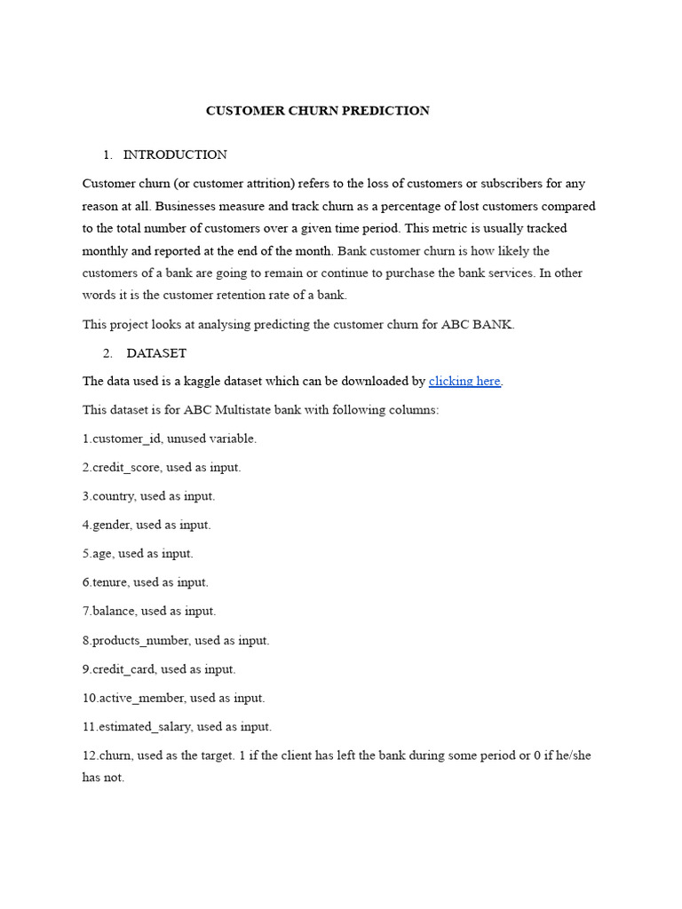 Customer Churn Prediction | PDF | Statistical Classification | Accuracy ...
