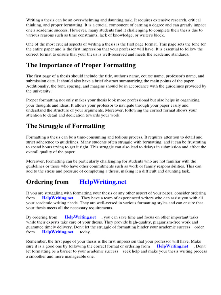 Term Paper First Page Format | PDF | Apa Style | Citation
