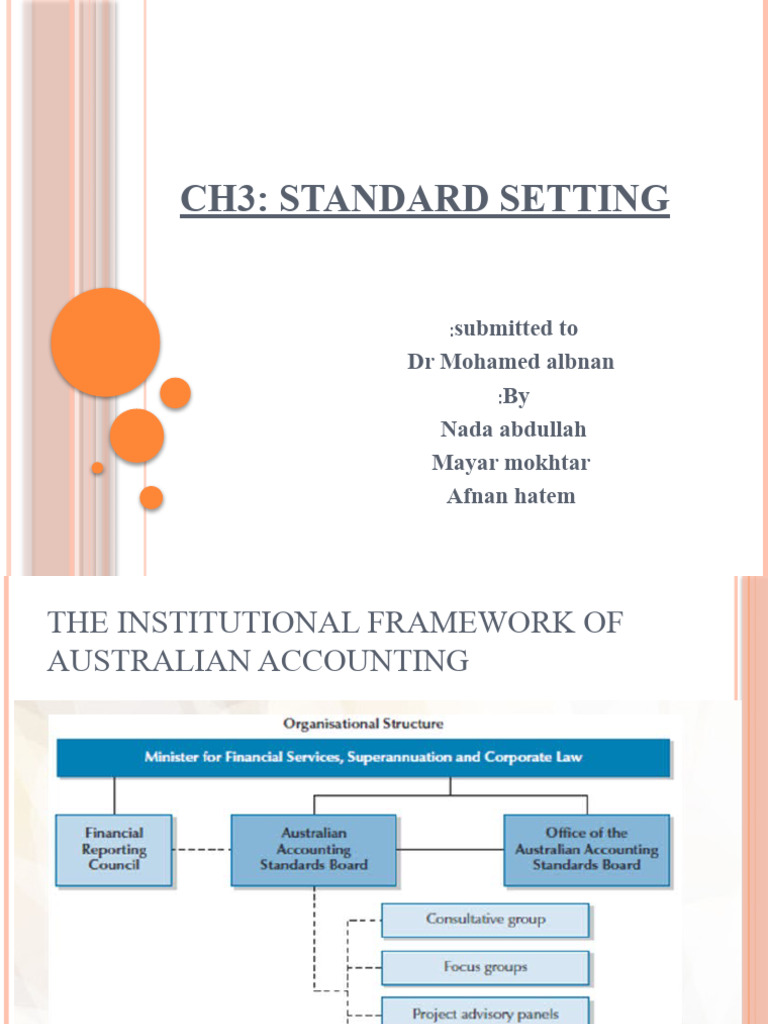 ch3 Standard Setting | PDF | Accounting | International Financial ...
