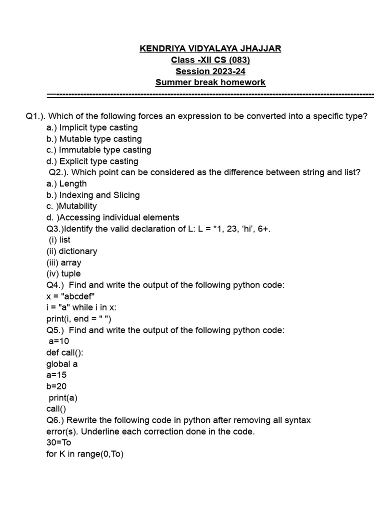 Class Xii Cs Pdf Software Development Object Oriented Programming