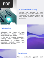 Lean Manufacturing | PDF | Lean Manufacturing | Economy And The Environment