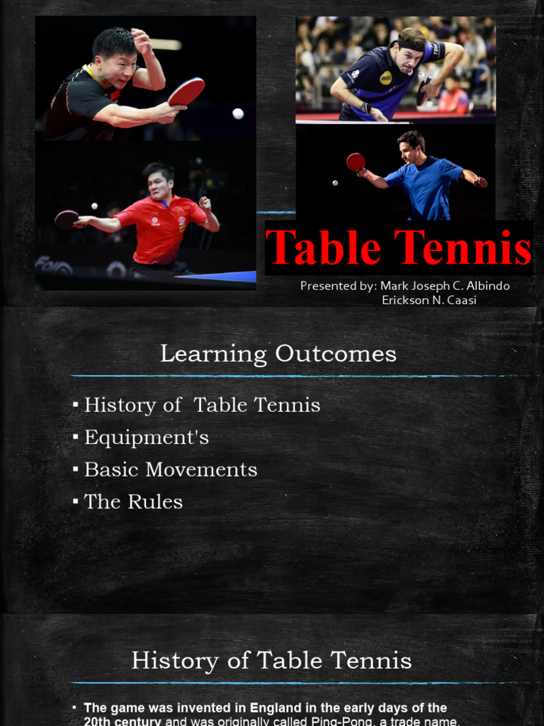PED 12 Table Tennis | PDF | Table Tennis | Sports Equipment