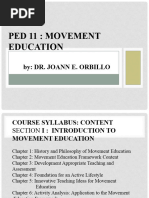 Elements of Movement Education | PDF