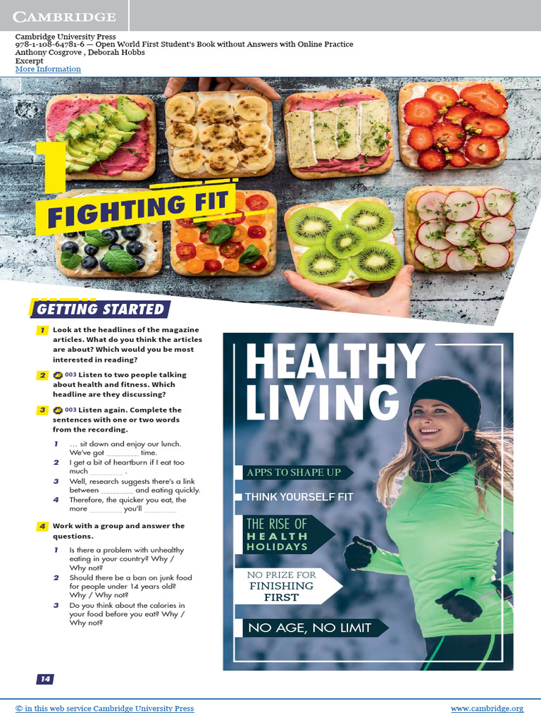 Unit 1 | PDF | Dieting