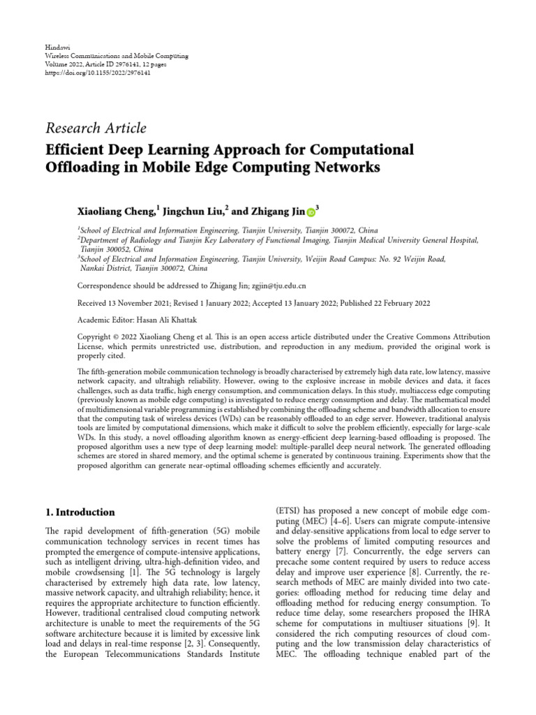 Efficient Deep Learning Approach For Computational | PDF | Deep Learning | Mathematical Optimization
