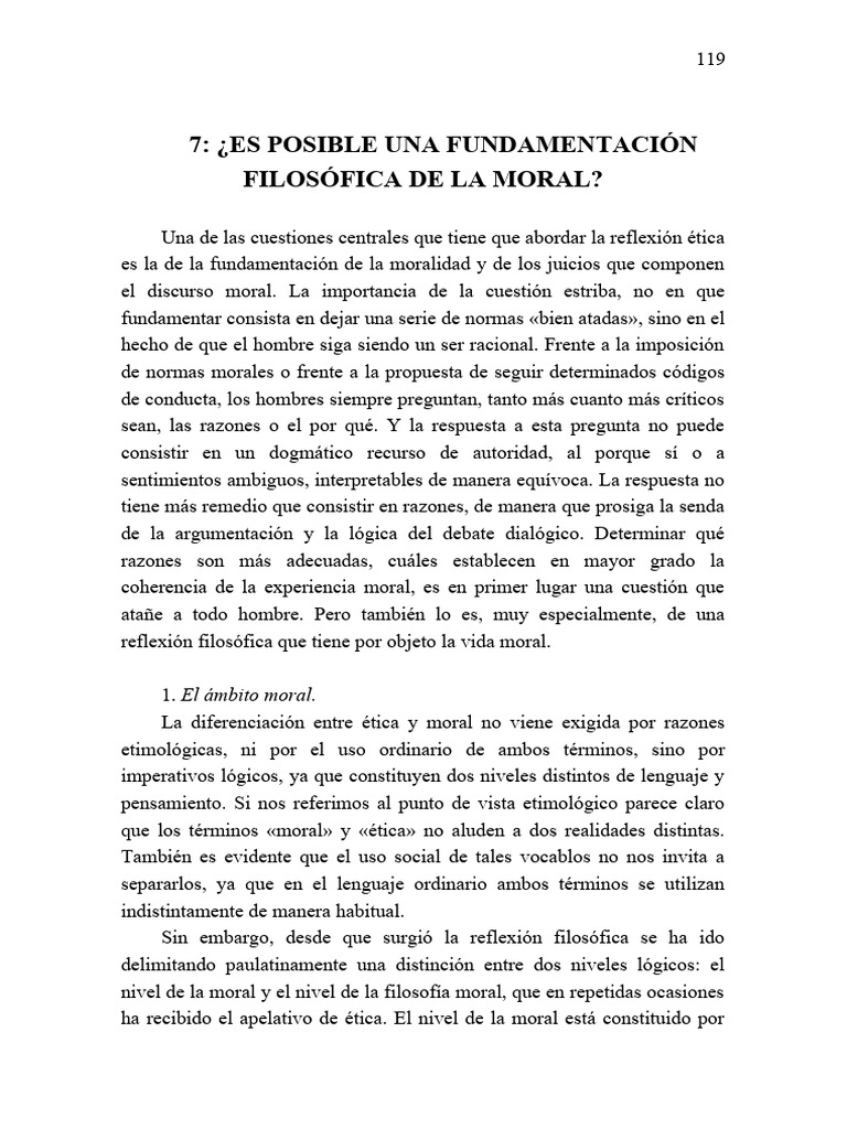 Eticafundafilo | PDF | Moralidad | Conocimiento