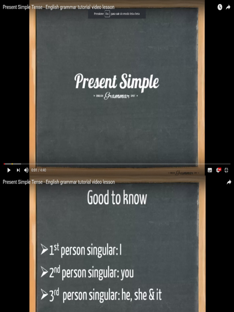 Present Simple | PDF
