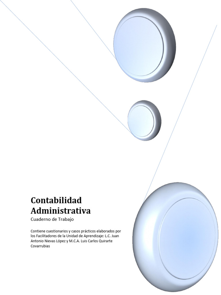 Cuadernillo de Contabilidad Administrativa 2014 | Descargar gratis PDF | Presupuesto | Contabilidad