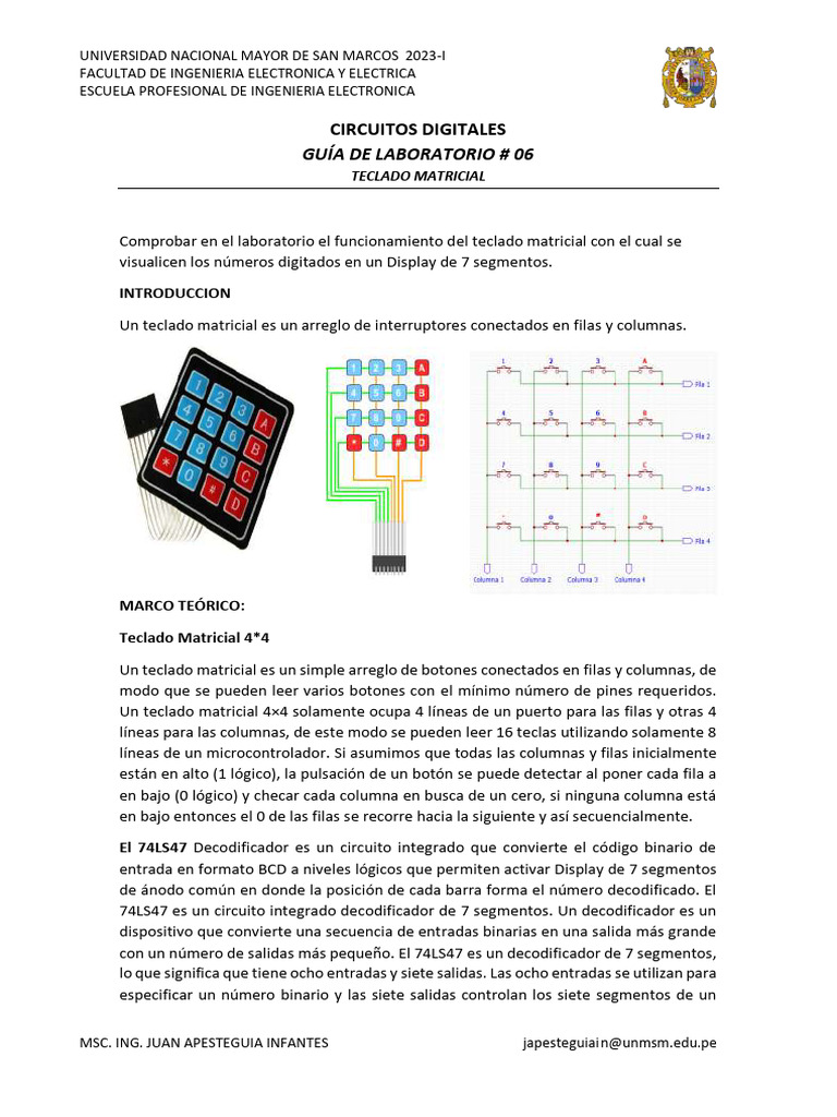 Circuitos Digitales Guia de Lab 6 | PDF | Electrónica | Ingeniería Electrónica
