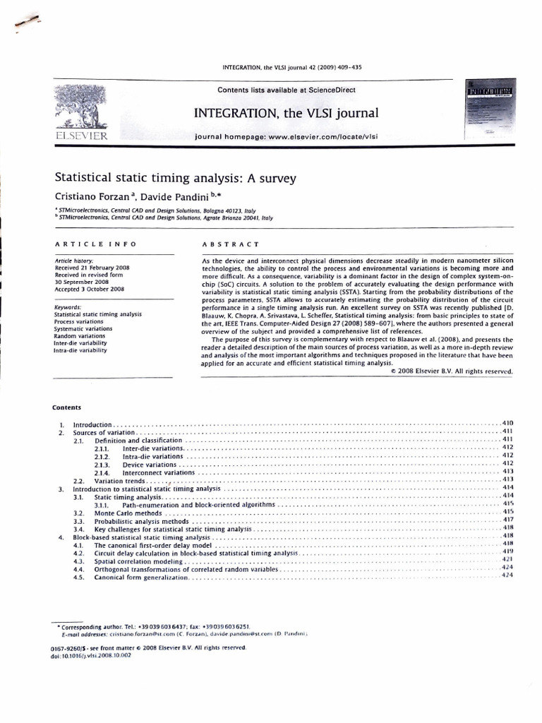 Integration, The Vlsi Journal | PDF