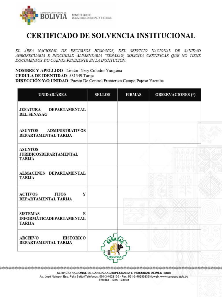 Modelo de Solvencia Institucional 1 | PDF