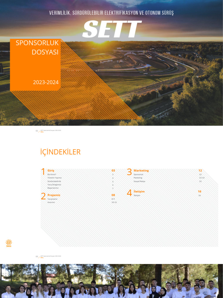 SETT Sponsorluk Dosyası 2023-2024 | PDF