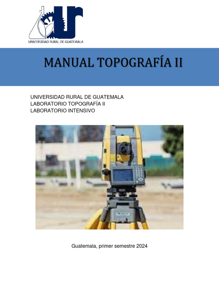 Manual Topografía II | Descargar gratis PDF | Topografía | Medición