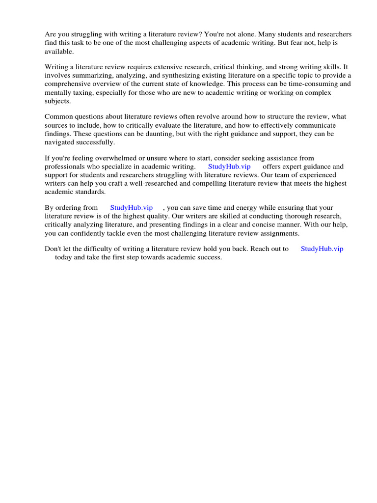 Common Questions About Literature Review | PDF | Literature Review | Essays