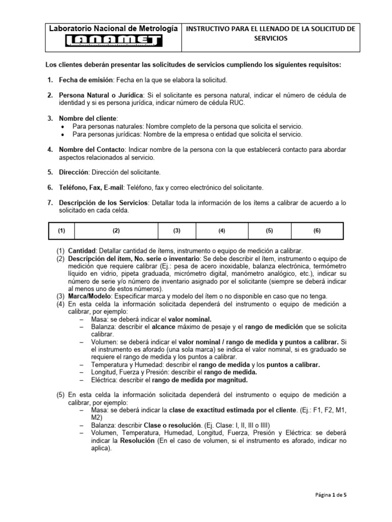 Instructivo de Llenado Solicitud General | Descargar gratis PDF ...