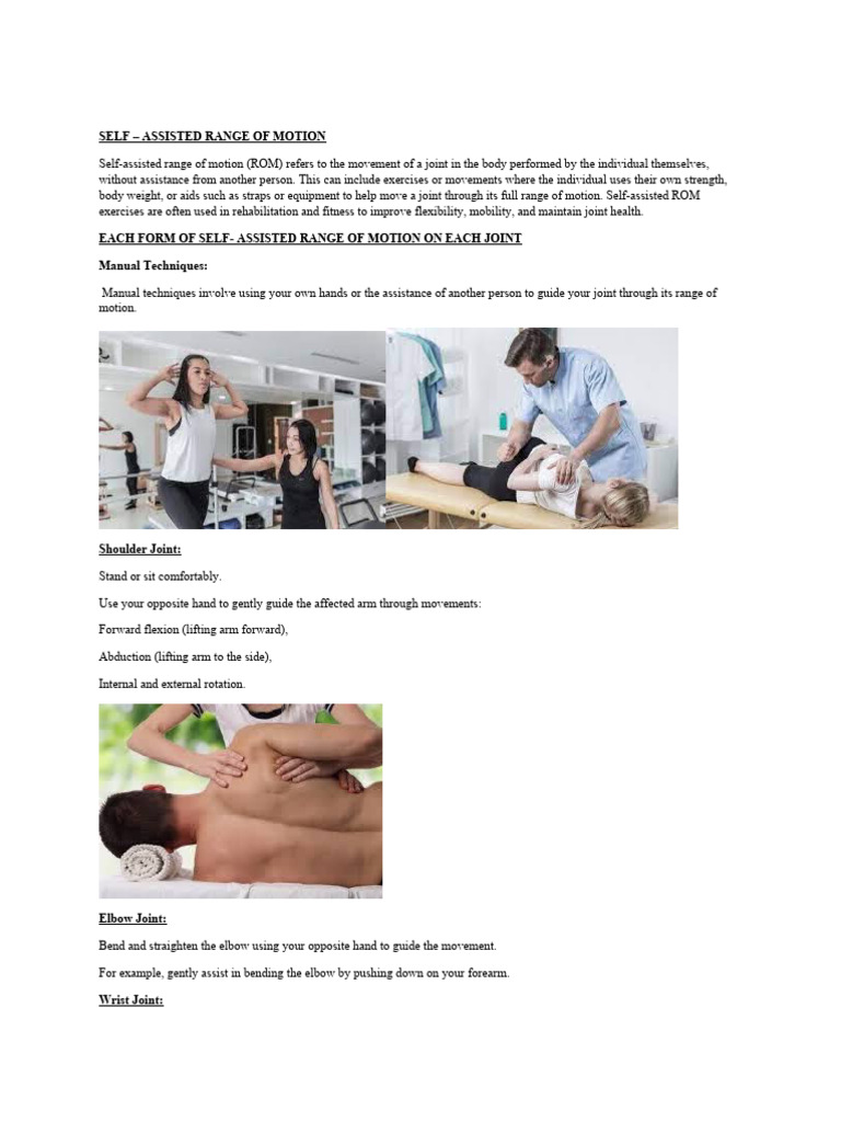 Self Stretch | PDF | Anatomical Terms Of Motion | Musculoskeletal System