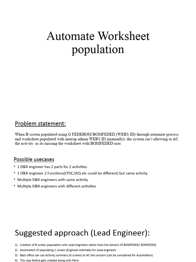 Automate+Worksheet+Population 27+feb+2024 | PDF | Computing | Computer ...