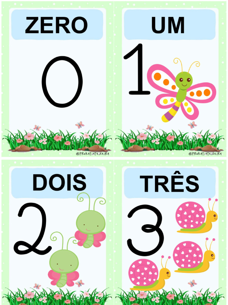 Numeros de 0 A 10 | PDF