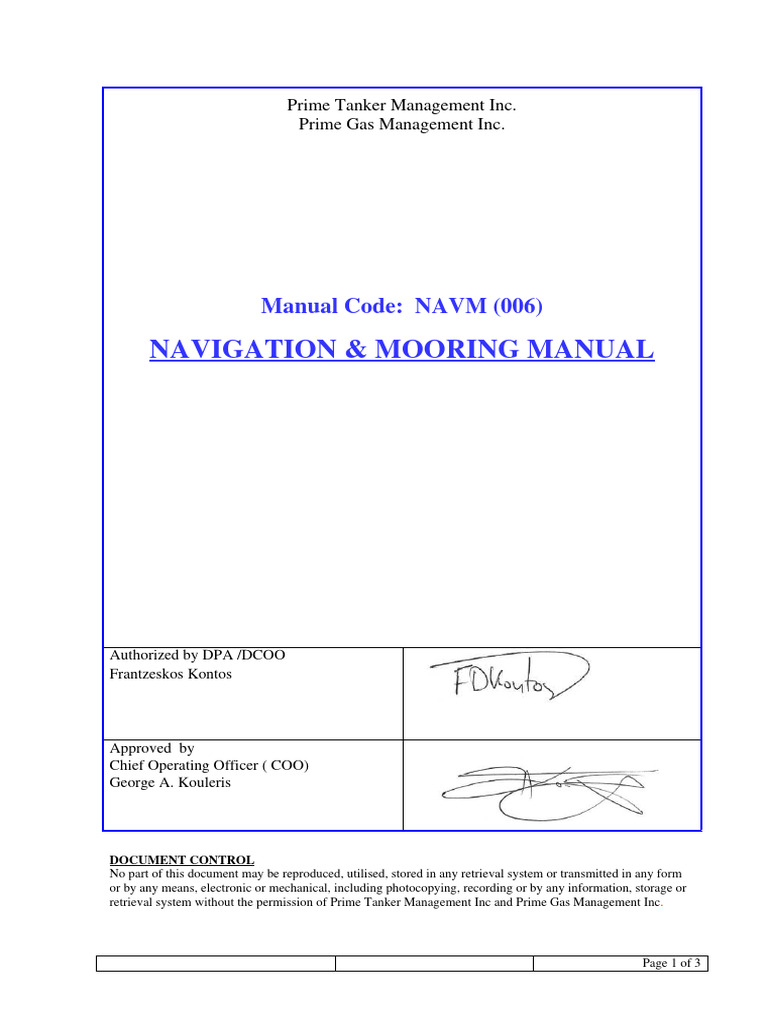 Man NVM 006 | PDF | Navigator | Navigation