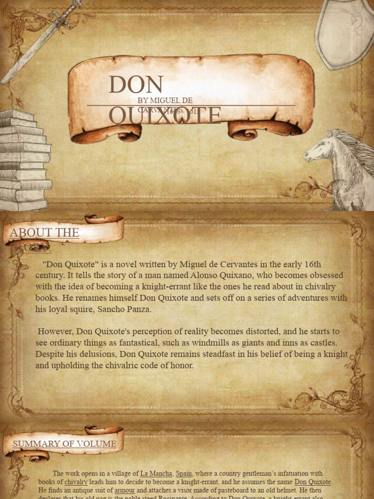 Don Quixote | PDF | Don Quixote | Spanish Novels
