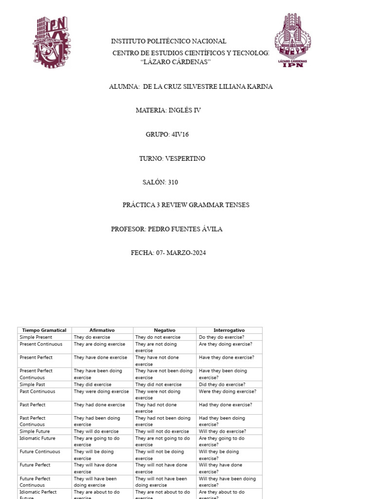 Practica 3 | PDF | Grammar | Semantic Units