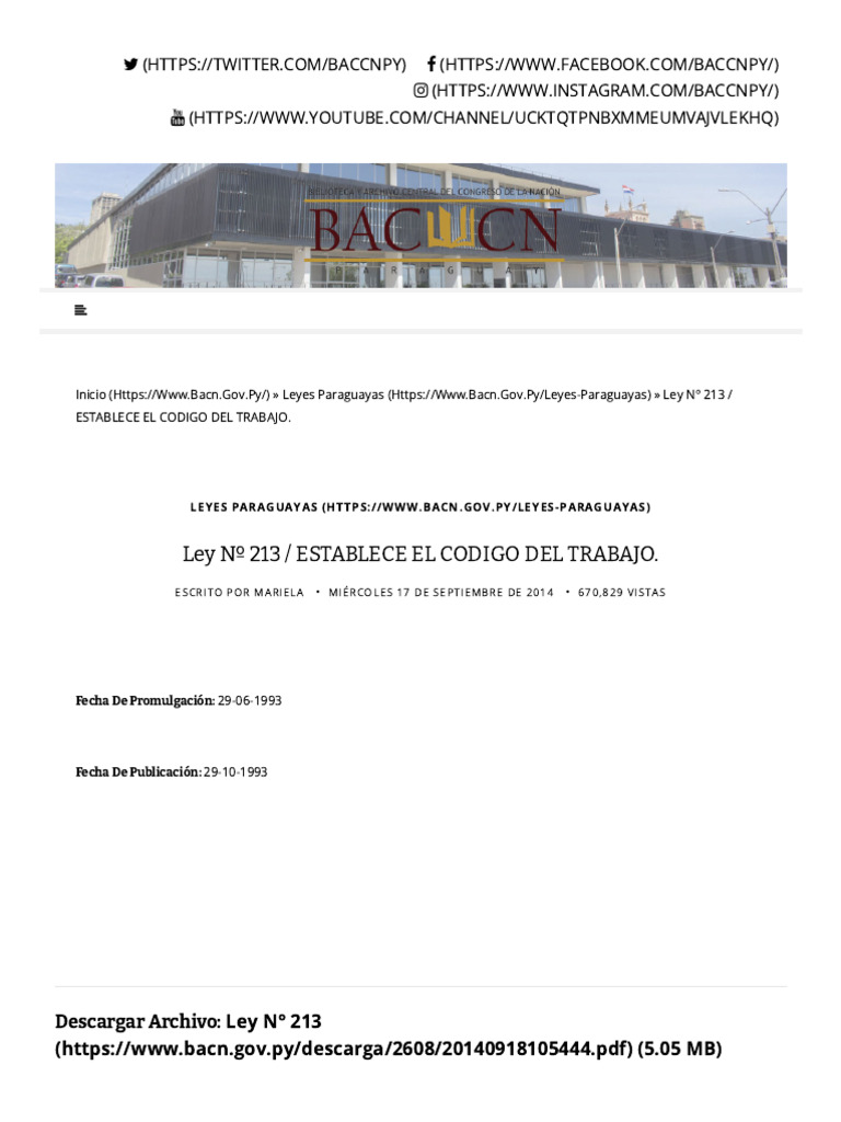 CODIGO LABORAL | PDF | Salario | Derecho laboral