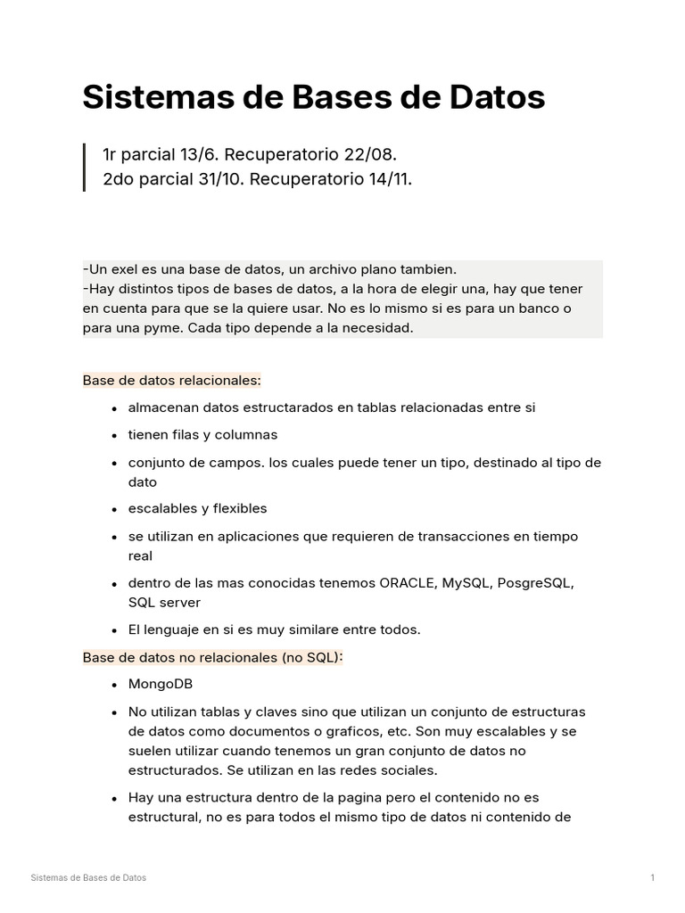 Basededatos | PDF | Bases de datos | SQL