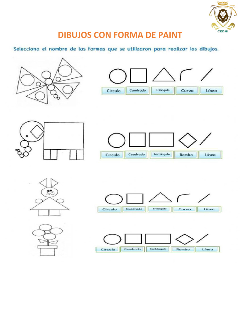 Dibujos Con Forma de Paint | PDF