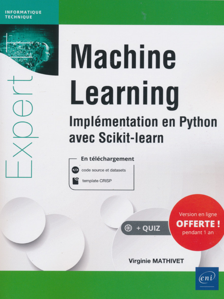 Eni Machine Learning Avec Python Et Scikit Learn | PDF