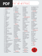 Listado de Canales Directv | PDF | Arte