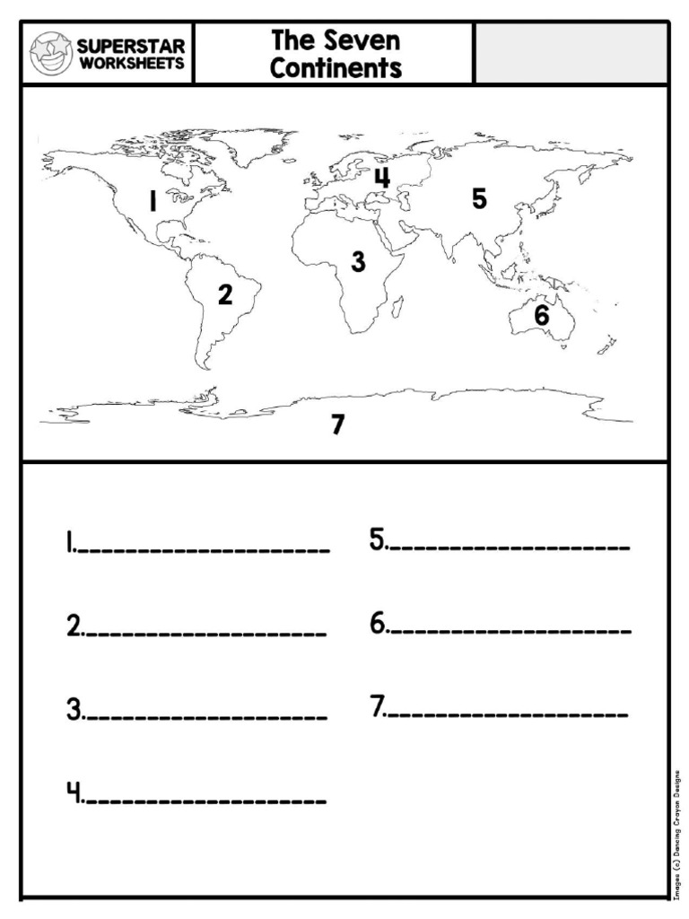 7-continents-fill-in | PDF