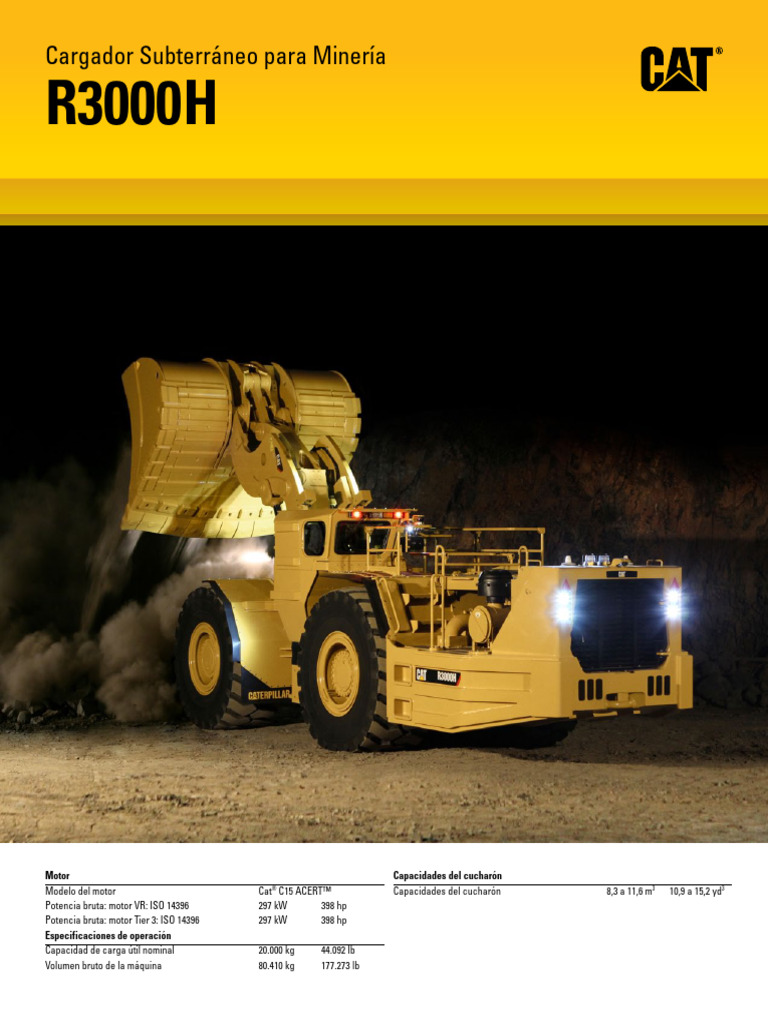 Cat R3000H | PDF | Transmisión automática | Rodamiento (Mecánico)