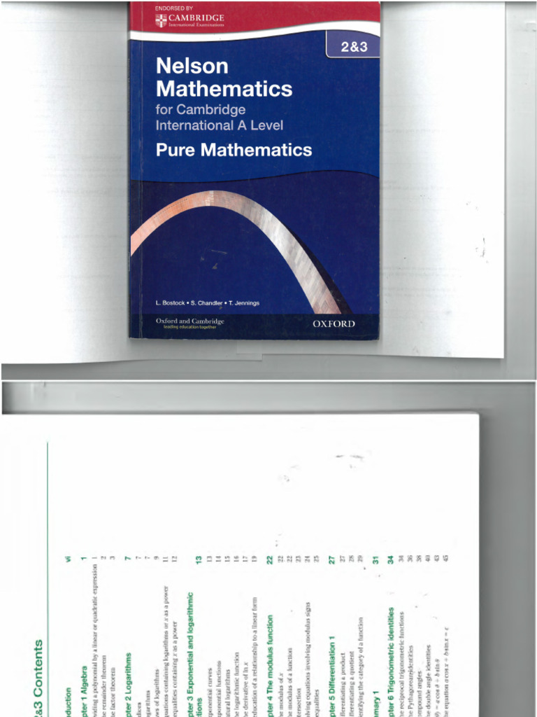 Nelson Mathematics - Pure Maths 2&3 Y 13 Rs | PDF | Factorization ...