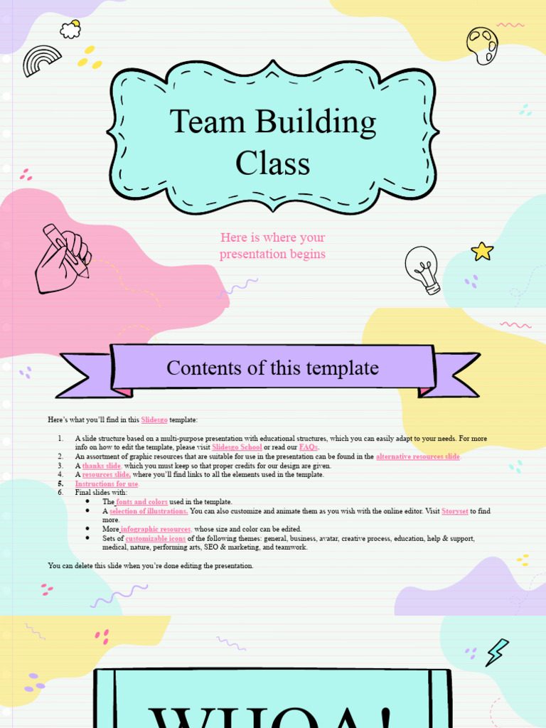Team Building Class For Elementary XL by Slidesgo | PDF | Planets ...