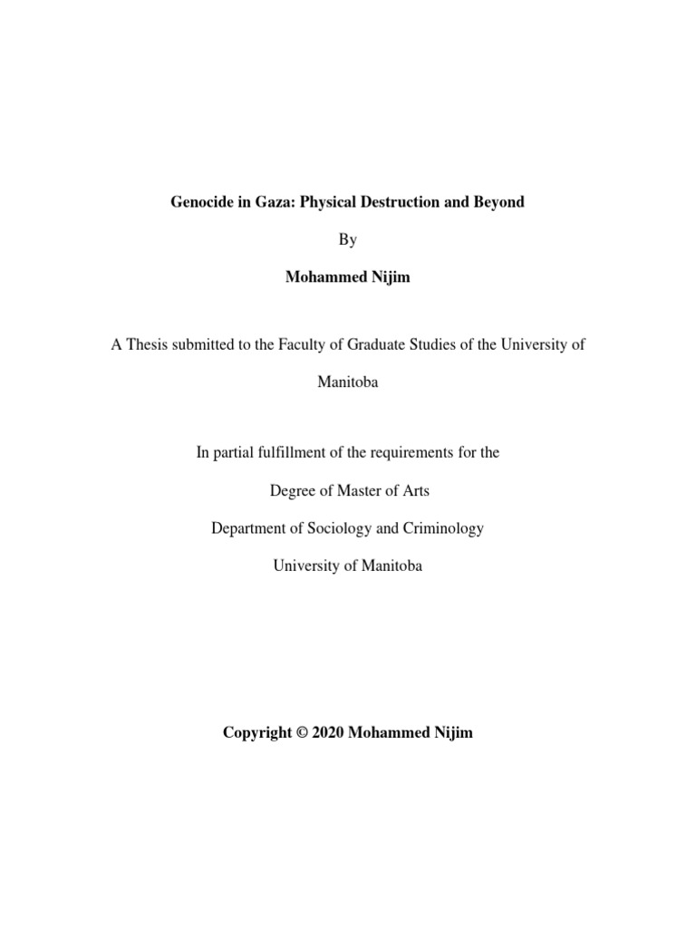 Nijim Mohammed | PDF | Zionism | Israel