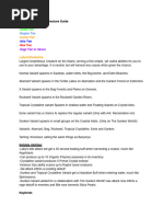 Maeguana Spawn and Creature ID Guide | PDF | Computing