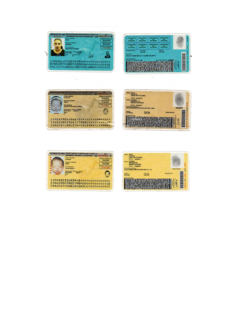 Dni de Hijos y Conyuge | PDF