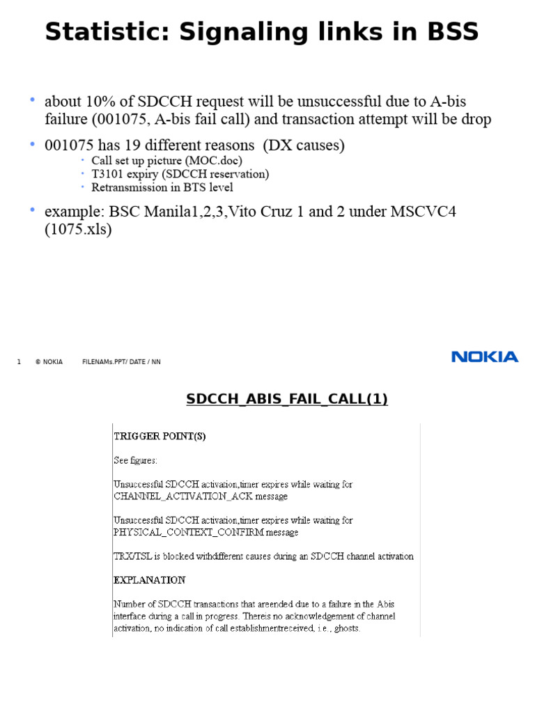 Abis Fail Call | PDF | Telecommunications | Telecommunications Standards