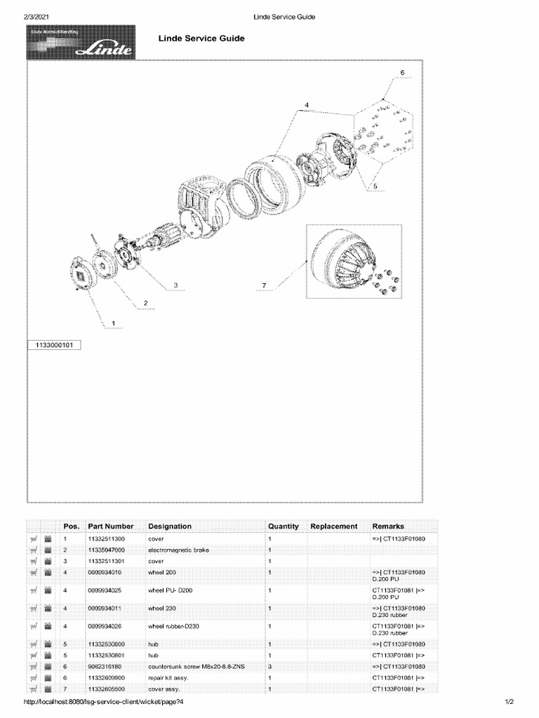 MT12 314720275169-Linde Service Guide | PDF