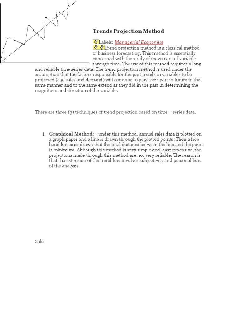 Trends Projection Method | Download Free PDF | Forecasting | Logarithm
