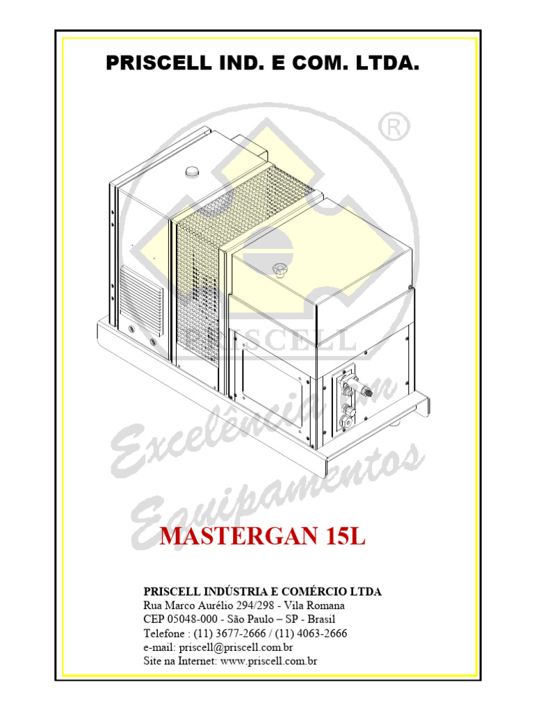 Manual Mastergan 15l - Motor 0,18kv | PDF | Temperatura | Química