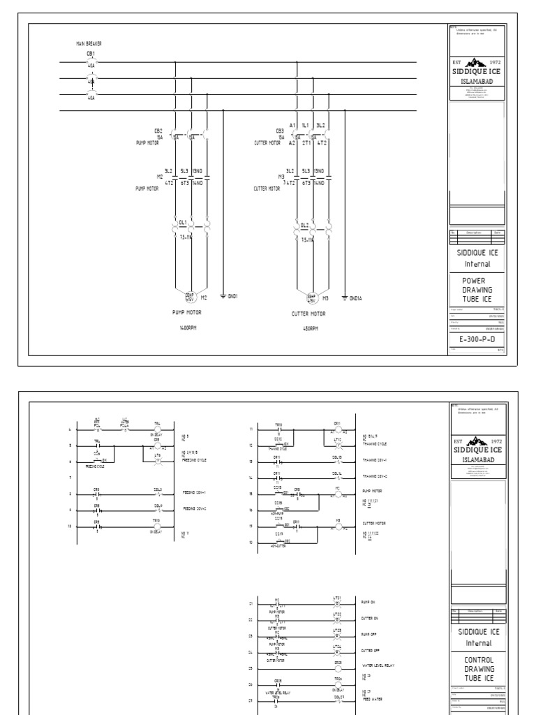 Tube Ice Panel Specifications and BOQ | PDF | Relay | Electrical Components