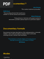 6 Modes of Documentary Filmmaking - Bill Nichols, Toni de Bromhead | PDF | Narration ...