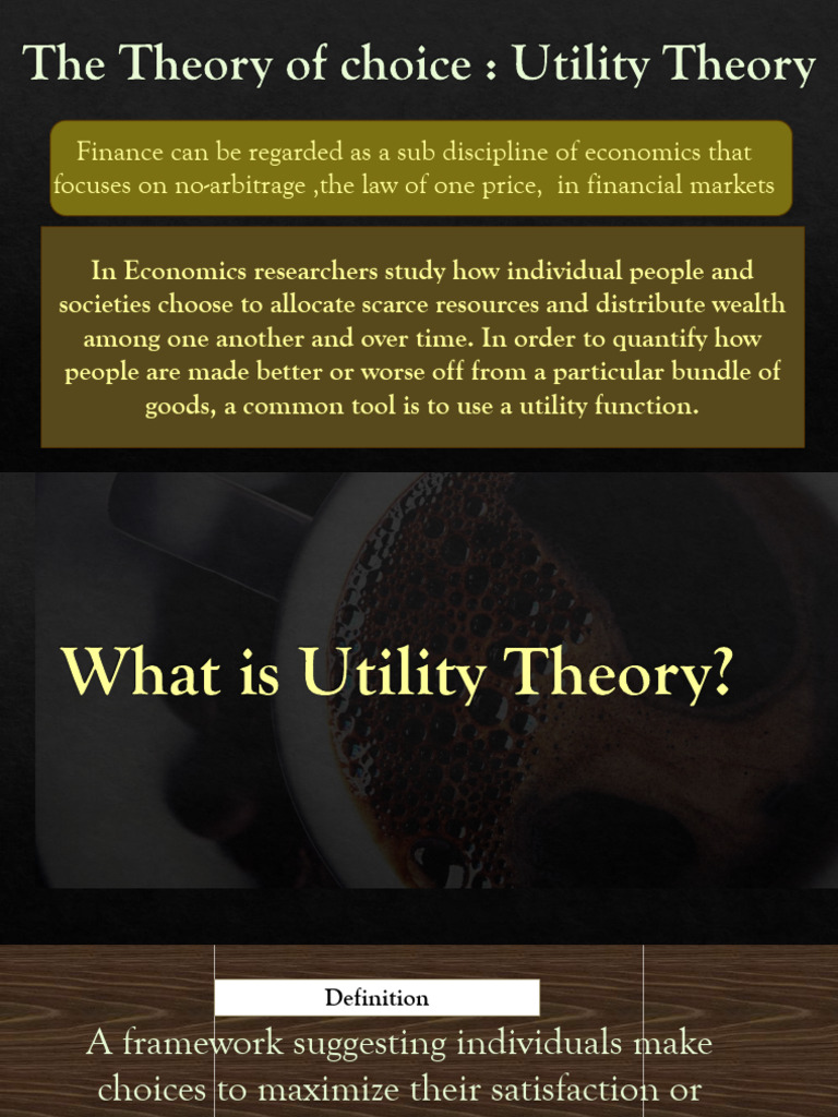 Utility | PDF | Utility | Decision Making