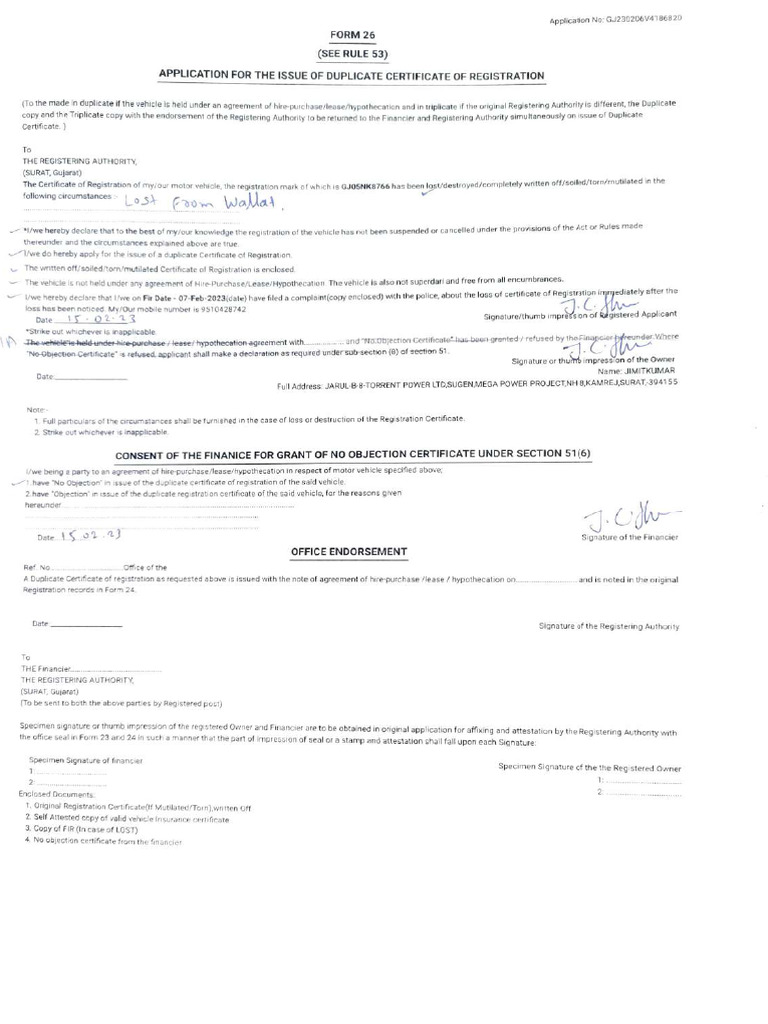 Form 26 Compressed | PDF | Justice | Crime & Violence