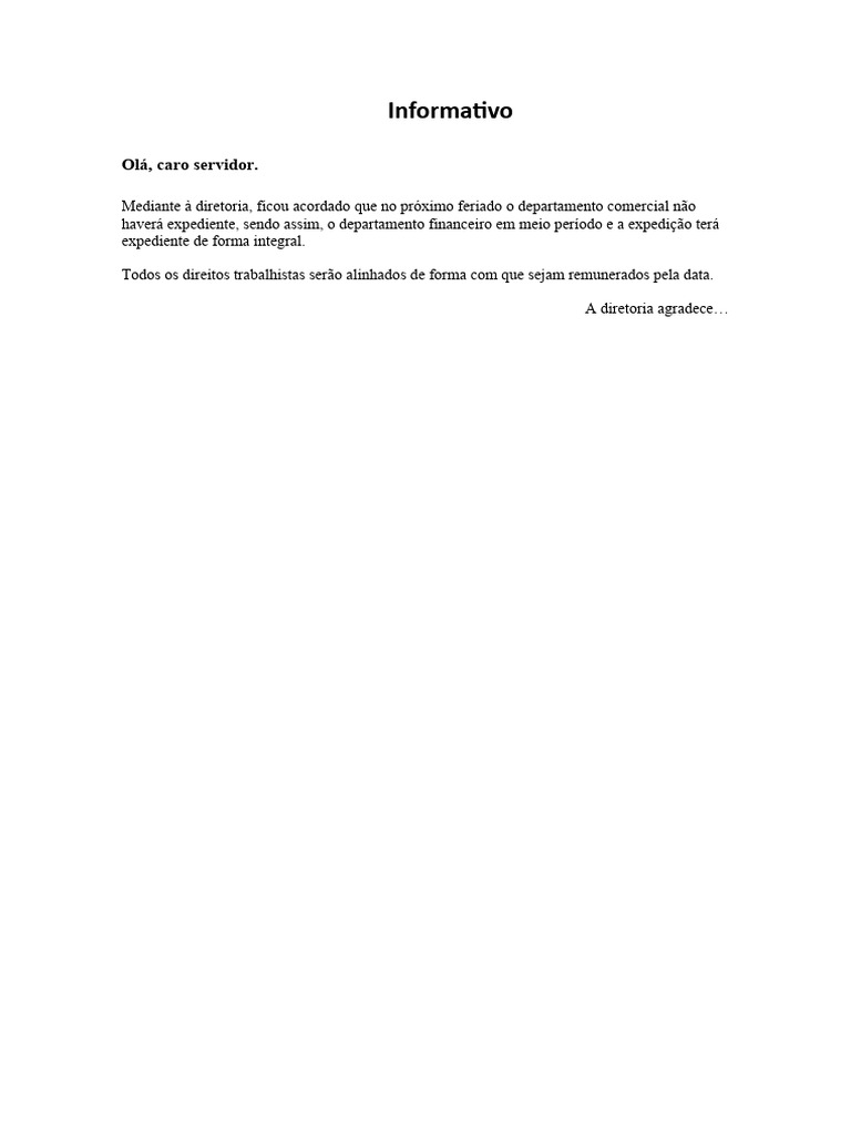 Documento Informativo | PDF